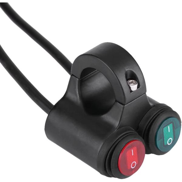 商品名Motorcycle Switch, 22mm Universal Motorcycle Handlebar Switch Headlight Switch Fog Light Switch Horn Switch (Model D)...