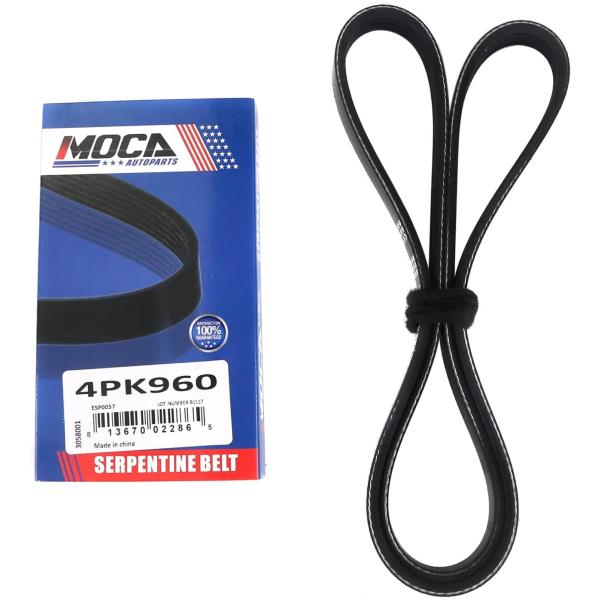 商品名MOCA 4PK960 A/C Compressor Belt Compatible with 2007 2008 for Chevrolet Express 1500 3500 &amp; for GMC Savana 1500 4...