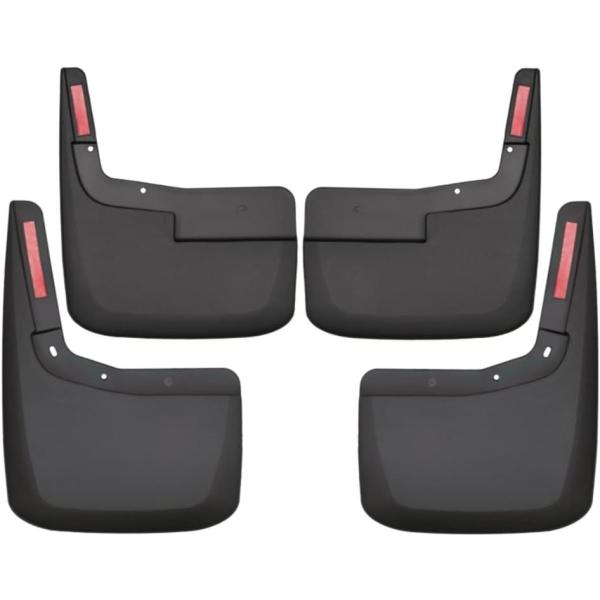 商品名Husky Liners - カスタムマッドガード (58526) ブラックHusky Liners   Front &amp; Rear Mud Guards | Fits 2021 - 2024 Ford F-150 (Exclu...