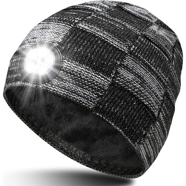 商品名Gifts for Men Beanie Hat with Light - Christmas Stocking Stuffers for Men Dad Birthday Gifts for Men Women Husband Te...