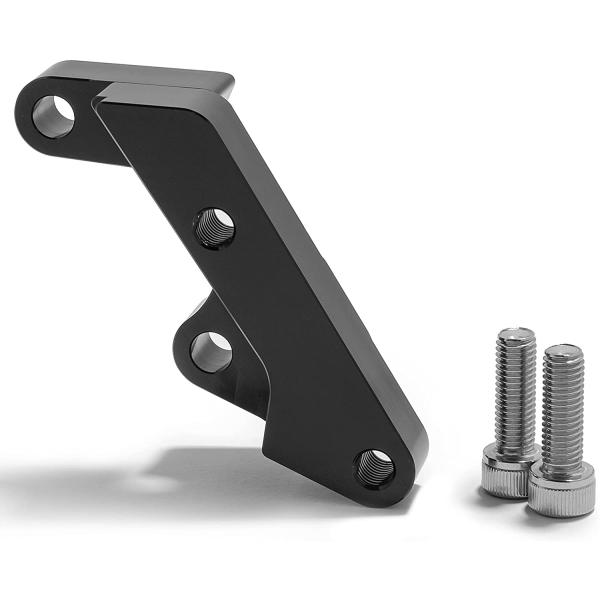 商品名(タラゾン) TARAZON 15インチ 左 ブラック ブレーキキャリパー フロントディスク ローターマウントアダプター Harley Softail 2000-2017 / Dyna 2000-2005用TARAZON 15"" L...