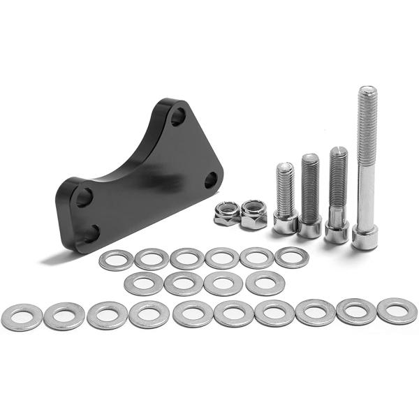 商品名TARAZON Black Brake Caliper Mount Adapter for Harley, adapts 2000-up Big Twin front caliper to 1984-1999ブランド：TARAZON商...