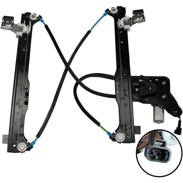 商品名LOSTAR Rear Passenger (Right) Side Power Window Regulator with Motor For 2000-2007 Cadillac Escalade Chevy Silverado ...