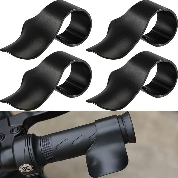 商品名4 Pieces Black Motorcycle Throttle Mounted Motorcycle Throttle Holder Wrist Throttle Assist Rest Control Handlebar Gr...