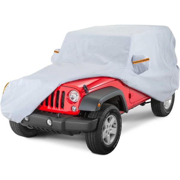 商品名BDFHYK Waterproof Car Cover 2 Door Wrangler Covers, All Weather Protection Outdoor Cover for 1945-2022 Jeep Wrangler ...