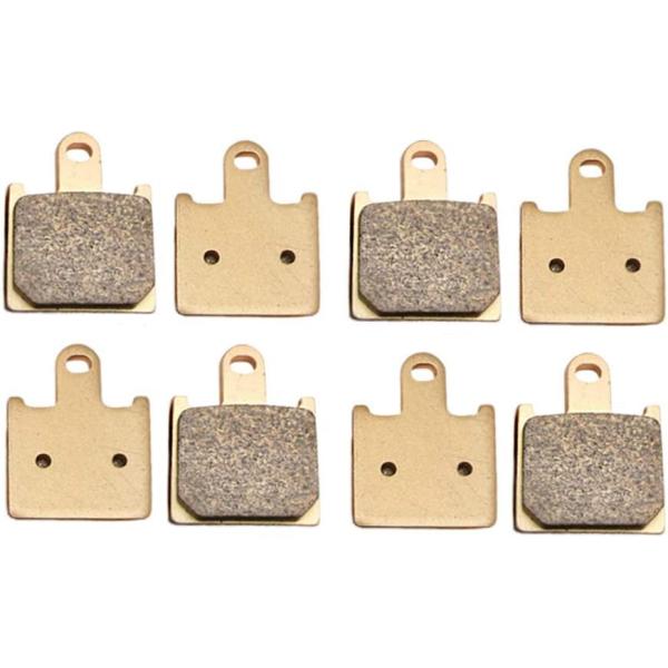 商品名SYUU Motorcycle Front Rear Severe Duty Sintered Metal Brake Pads Aftermarket Part compatible with/for Kawasaki Concou...