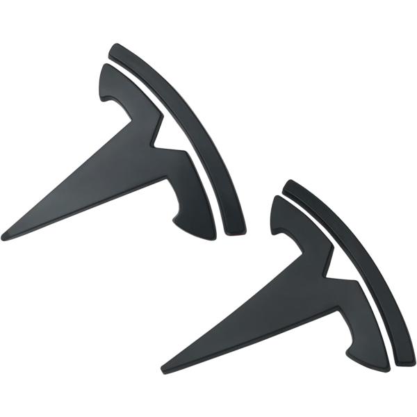 商品名YHCDSEA Model 3 Front Trunk/Rear Trunk Logo Cover Sticker Badge Decals for fit Tesla Model 3 Emblem Accessories(Matt ...