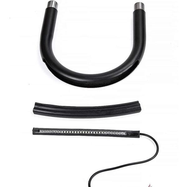 商品名Porotmotor 230mm Motorcycle Rear Seat Frame Hoop Loop Rear Seat Seat Frame Mounting Bracket with LED Brake Turn Tail ...