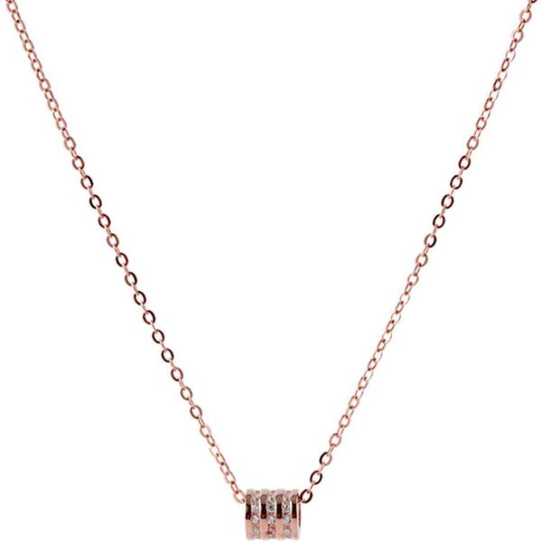 商品名Necklaces for Women,Temperament Slim Waist Rhinestone Cylinder Pendant Clavicle Chain Necklace Jewelry Accessory for ...