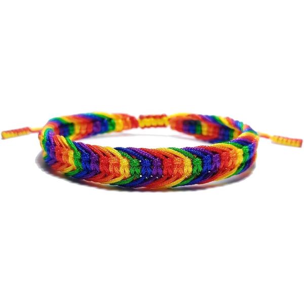 商品名LAMIBEE LGBT Pride, LGBTQ Bracelet Proud Love Tibetan Wrist Wrap Bracelet, Amulet and Boho Rope Bracelet Bangles for ...