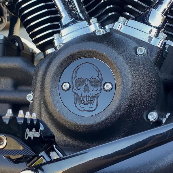 商品名2 Points - Timing Cover for Harley M8 - Skull Harley Davidson 114 Milwaukee 8 - Softtail - Touring - Low Rider Sブランド：...