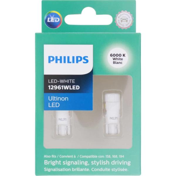 商品名Philips 12961 Ultinon LED White Exterior Signaling Bulb, Pack of 2ブランド：Philips Automotive Lighting商品サイズ：高さ：2.6 cm横幅：6...