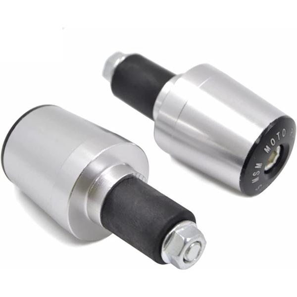 商品名WJSM 2pcs CNC Motorcycle Road Bike Handlebar Cap Hand Grips Bar End Plug 7/8'' 22mm Motor Handlebar Counterweight Gri...