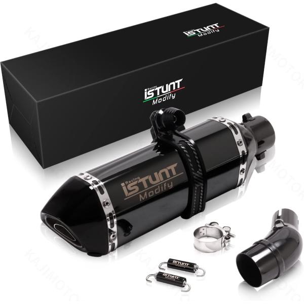 商品名KAJIMOTOR Slip on Exhaust Motorcycle Muffler Tail Link Exhaust Midpipe System for YAMAHA YZF R3 R25 MT-03 2014-2021 w...