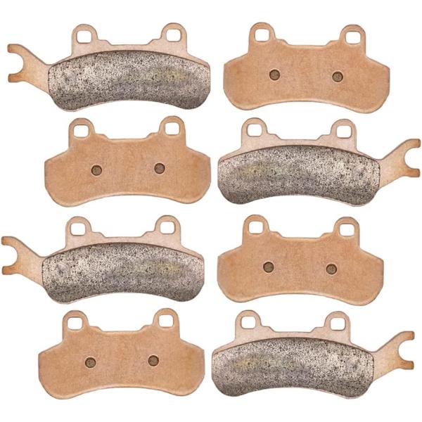 商品名SYUU Motorcycle Front Rear Severe Duty Sintered Metal Brake Pads compatible with/for Can Am Maverick X3 2017 2018 FA6...
