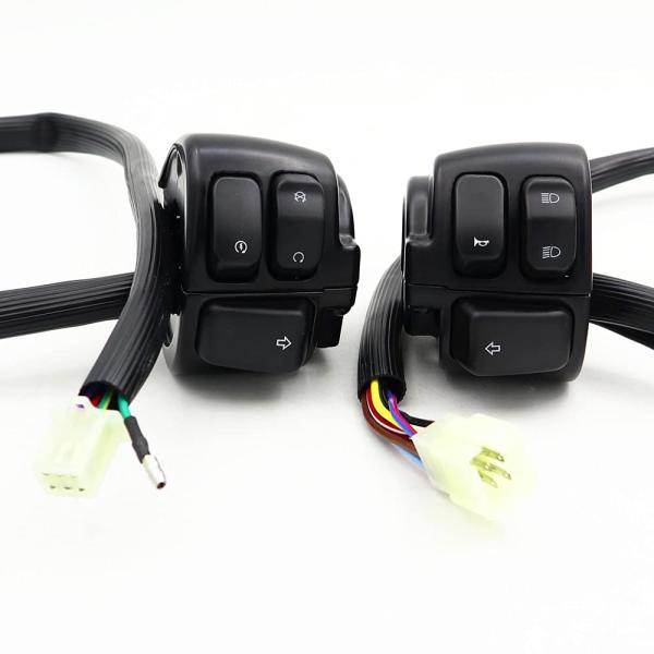 商品名Control Switches Handlebar Wire Harness Horn Turn Signals Light On/Off Switch for Harley 1996-2012ブランド：AKSYZ商品サイズ：高さ：...