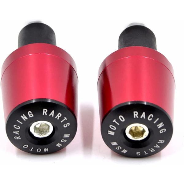 商品名WYDH 2pcs CNC Motorcycle Road Bike Handlebar Cap Hand Grips Bar End Plug 7/8'' 22mm Motor Handlebar Counterweight Gri...