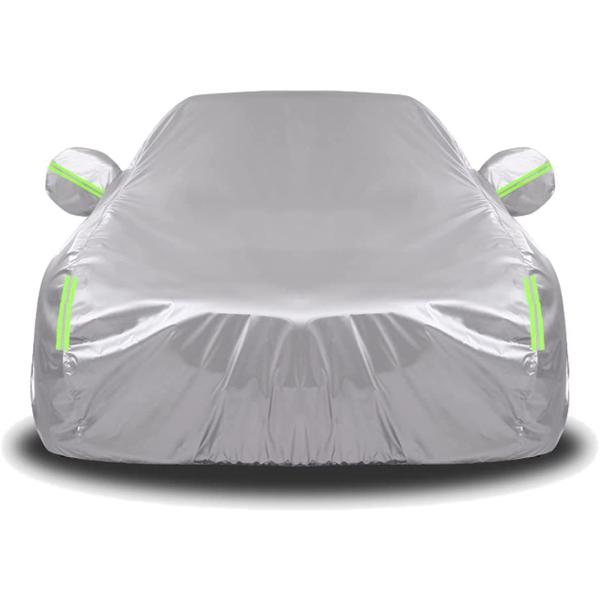 商品名ベントレーフライングスパーセダン/サルーン20192020 2021（第3世代）と互換性のあるカーカバー、サイドジッパー付き防水全天候型屋外屋内フルカーカバーCar Cover Compatible with Bentley Flyi...