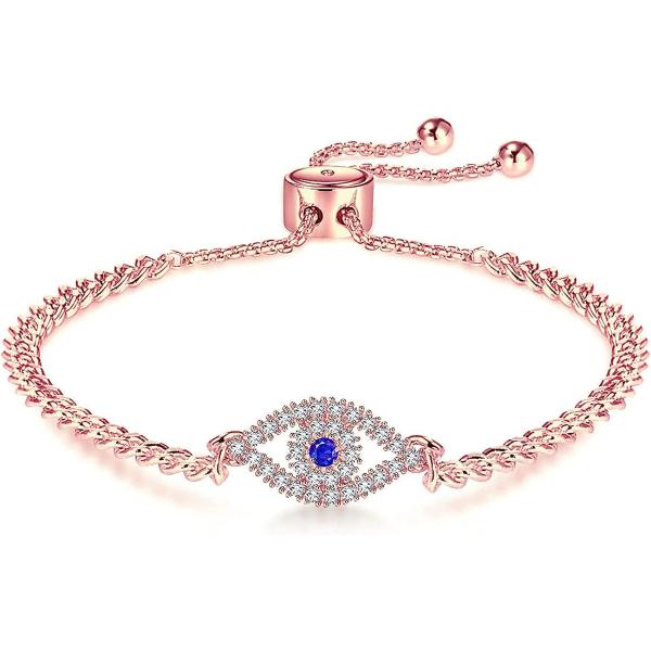 商品名Apsvo Evil Eye Bracelet for Women Trendy Girls Rose Gold Third Eye Bracelet Dainty Protection Jewelry Pulseras de Mal...