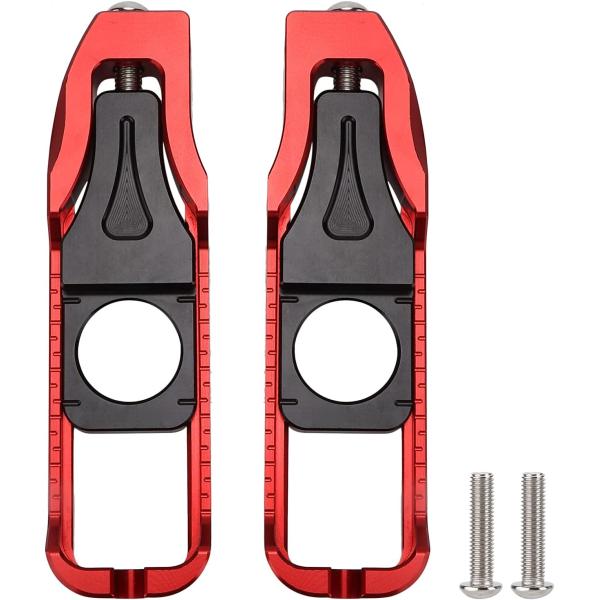 商品名Yctze 1Pair Motorcycle Chain Adjusters,CNC Aluminium Alloy Motorcycle Left Right Chain Adjusters Tensioners Replaceme...