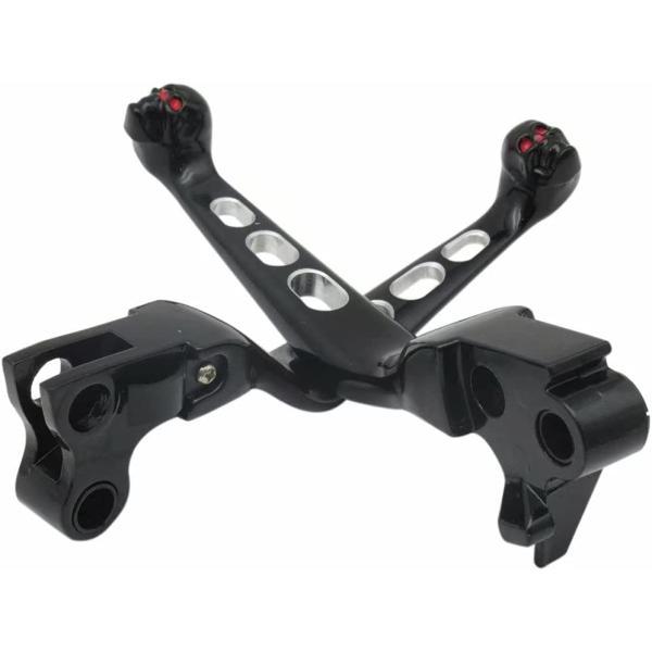 商品名GRABOTE Black Skull Brake Clutch Levers for 1996-2010 Harley Davidson FLSTF Fat Boyブランド：GRABOTE商品サイズ：高さ：8 cm横幅：8 cm奥行...