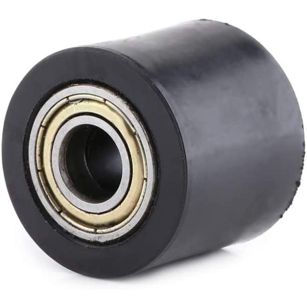 商品名Akozon Chain Pulley Roller,10mm Drive Chain Pulley Roller Slider Tensioner Wheel Guide For Street Bike Motorcycle Bla...