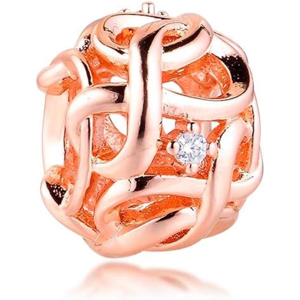 商品名Pandora 925 Sterling Silver DIY Jewelry CharmPendants for bracelet accessory infinite style fabric jewelry compatible...