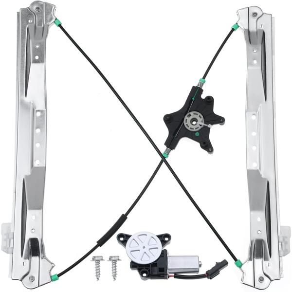 商品名A-Premium Front Left Power Window Regulator Compatible with Dodge Grand Caravan 08-20 &amp; Ram C/V 12-15 &amp; Chrys...