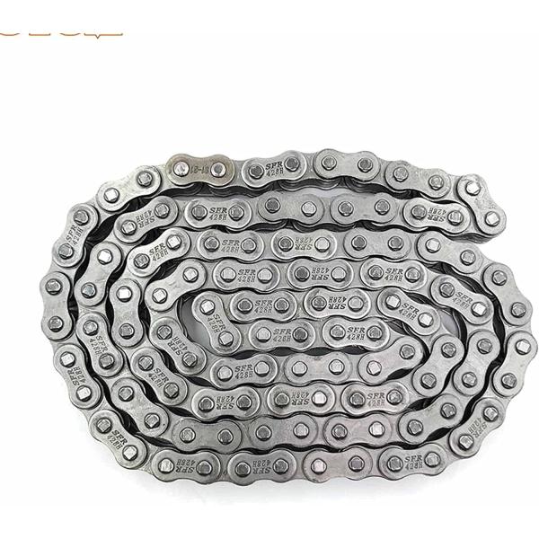 商品名112/118/128/132/140 Links Motorcycle Drive Chain, Suitable for 428 SFR Chain Pit Dirt Quad Enduro ATV Bike UTV, Cross...