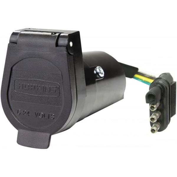 商品名Hopkins Towing Solutions 47207 4 Flat to 7 Blade Adapterブランド：Hopkins Towing Solutions商品サイズ：高さ：5.7 cm横幅：9.9 cm奥行：16.5 ...