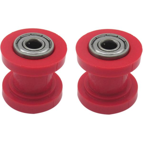 商品名8mm Chain Tensioner, Chain Roller Slider Tensioner Wheel Guide for Motorcycle Pit Dirt Mini Bike ATV For Honda Kawasa...