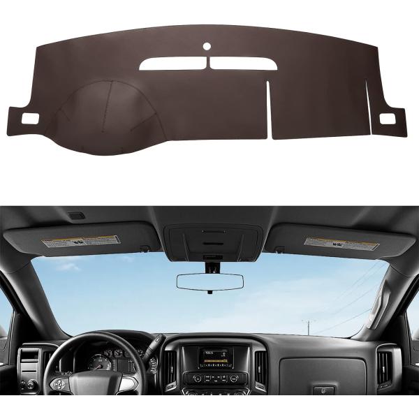 商品名BERKSYDE ダッシュボード ダッシュマット カバー レザーダッシュボードパッド 07-14 シボレー タホ サバーバン 1500 2500 GMC ユーコン シエラ 07-13 シボレー アバランチ シルバラード グローブボック...