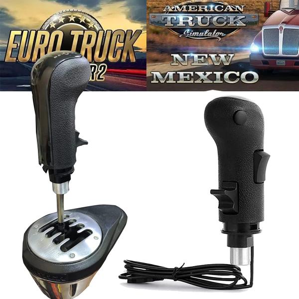 商品名Obokidly Upgrade USB Gearshift Knob Support G29 G27 G25 for PXN A10 Compatible with PC for ATS &amp; ETS2 Racing Shif...