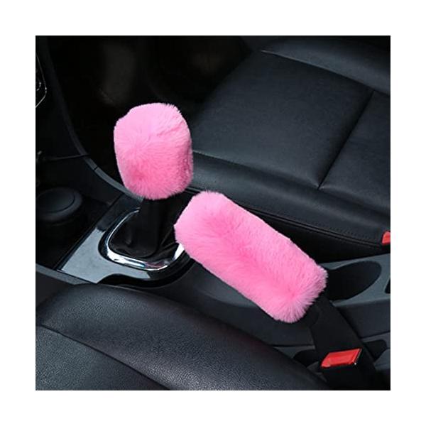 商品名Goliton Black Plush Auto Car Handbrake Cover Sleeve Gear Sets Automotive Car Gear Suit (Pink)ブランド：Goliton商品サイズ：高さ：4.5...
