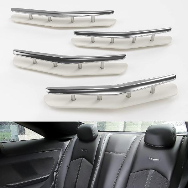 商品名JDMON 交換用 インテリアポッシャーキャビン レザーシート ウェーブクレストバッジ キャデラック ATS XTS XT5 23267944 4個JDMON Replacement for Interior Posher Cabin...