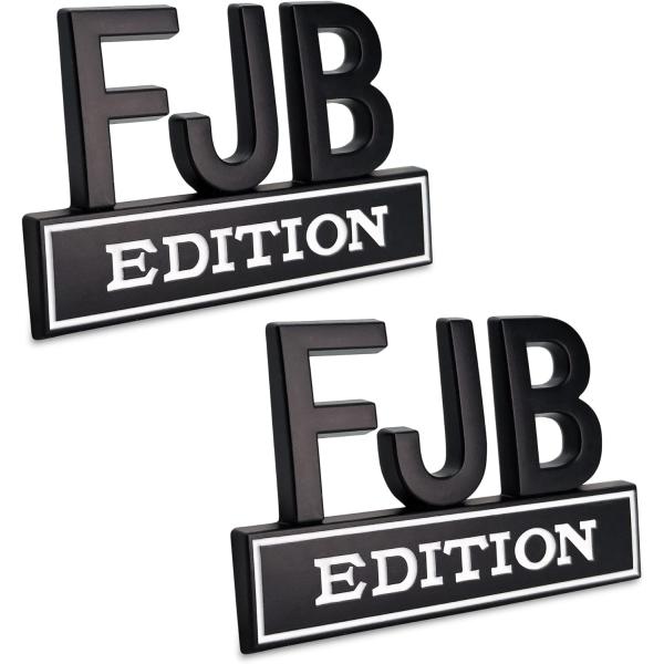 商品名DROTE 3.15インチ FJBエンブレム I Did That Biden ステッカー エンブレム接着剤付き 3D文字 FJB カーエディションエンブレム メタル 自動車用フェンダーバッジデカール 車用 SUV F150 F250...