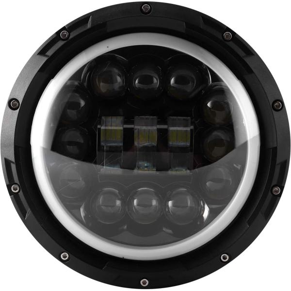 商品名Acouto 7in LED Work Light 90W Headlight IP67 Waterproof 6000K Universal for Car Motorcycle for Led Headlight Motorcyブ...