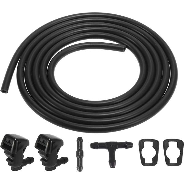 商品名X AUTOHAUX Front Windshield Washer Nozzles Kit for Jeep Commander 2.2 Meters Windshield Washer Hose with 2pcs Connect...