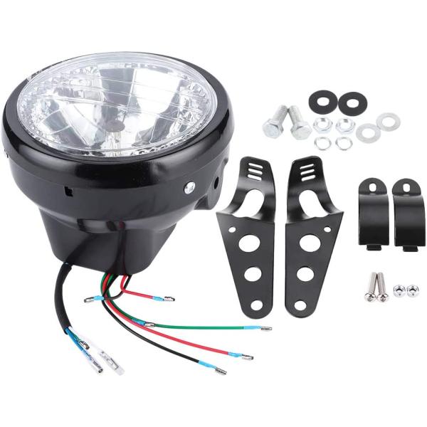 商品名Acouto Motorcycle Headlight Automotive Headlight Assemblies Universal Motorcycle Motorbike Headlight Turn Signal Ligh...