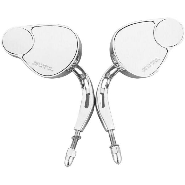 商品名Harley Rearview Mirrors/Split Vision Mirrors Fits for Harley Most Models Road King Street Glide Road Glide Softail Ir...