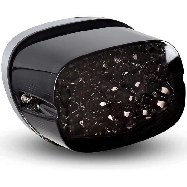 商品名VEISUTOR Smoked LED Tail Light for Davidson 883 1200 Sportster Road King, Motorcycle Taillight Brake Turn Signal Rear...