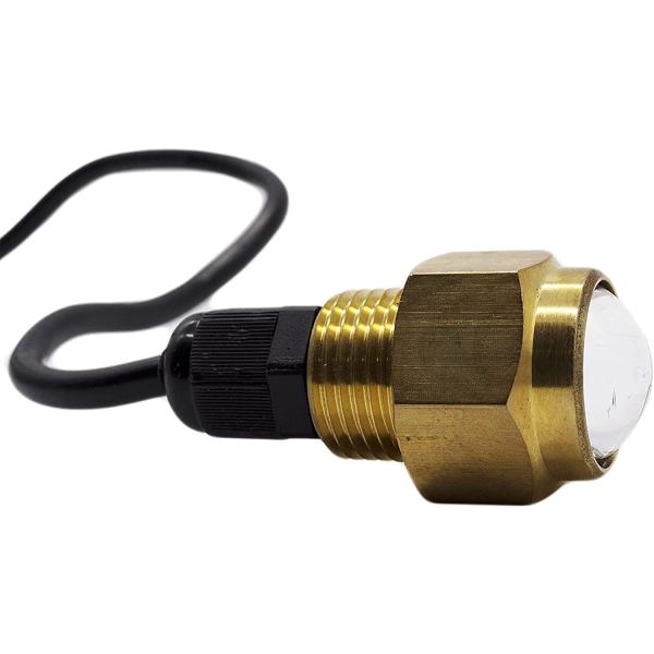 商品名MARINE CITY 真鍮排水栓 水中LEDライト ボート用 (3色から選択可:ブルー、レッド、グリーン)(赤)Marine City Brass Drain Plug Underwater LED Light Fishing Un...