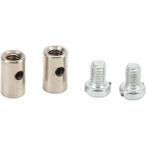 商品名Solderless Cable Nipples 6mm/0.2in Motorcycle Solderless Throttle Cable Nipple Universal Metal Brake Line Throttle Ch...