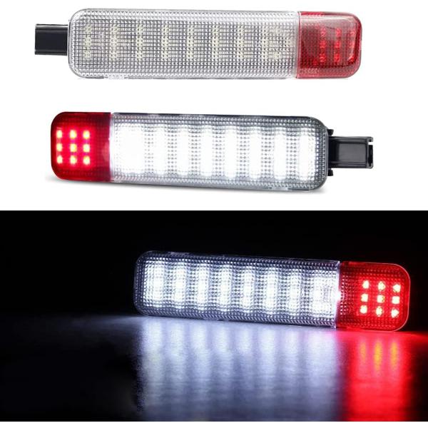 商品名PINIHED LEDインテリアドアライト ドアパネル カーテシライト 警告ライトアセンブリ 2個 1999-2006 シボレー シルバラード/GMCシエラ C/K 1500 2500 3500 HD ピックアップ サバーバン タホ ...