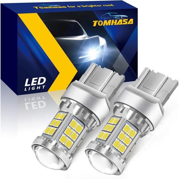 商品名Tomhasa 7440 Led Bulb 7443 LED Reverse Light Bulbs Bright 36SMD-2835 Chipsets 7443 Led Bulb 7441 7444 T20 W21W LED Re...