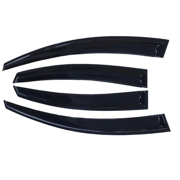 商品名labwork Black 4 Pieces Window Visors Shade Sun Rain Wind Guards Replacement for 2011 2012 2013 2014 2015 2016 Hyundai...