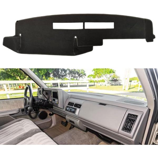 商品名BLIBLIUNIT ダッシュボードカバー カスタムフィット シボレー/GMCシエラC1500 C2500 C3500 k1500 K2500 K3500 ピックアップトラック 1988-1994 ダッシュカバーマット (88-94、...