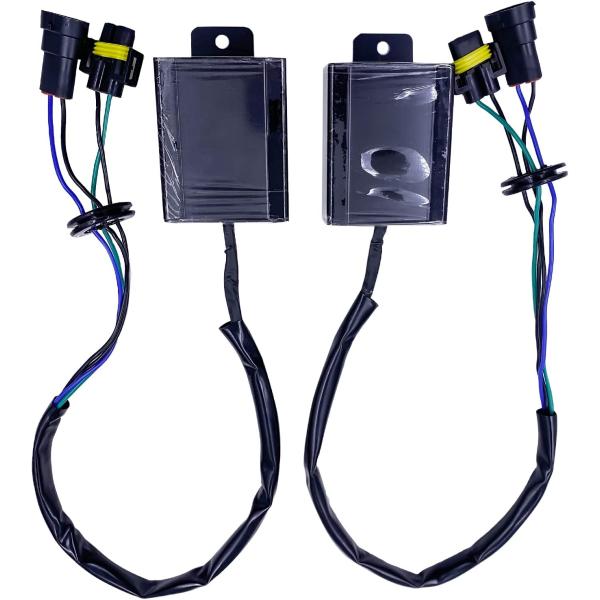 商品名YGINNO 2x H11 H9 H8 LED Headlight Canbus Decoder, Error Code Warning Canceller, Anti Flickering Resistor Harness LED ...