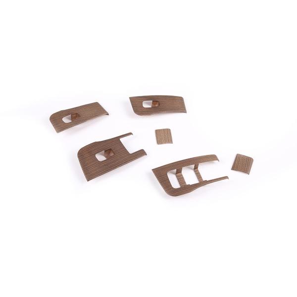 商品名6PCS ABS Window Lift Switch Button Panel Cover for Tesla Model 3 &amp; Y 2017-2022 Car Interior Accessory (Pear Wood ...