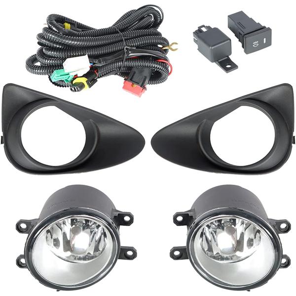 商品名WFLNHB Fog Lights Switch Kit Replacement for 2012-2014 Toyota Yaris Hatchback 2Pcs Front Bumper Lampsブランド：WFLNHB商品サイズ...